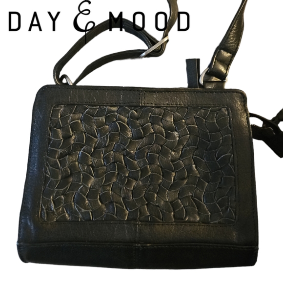 Day & Mood | Bags | Day Mood Woven Mini Leather Crossbody Bag | Poshmark
